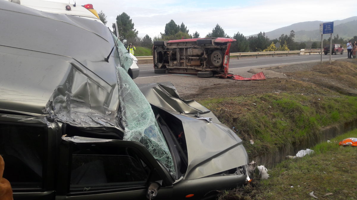 Un herido deja accidente vehicular en ruta Itata Chillán-Concepción | Nacional | BioBioChile