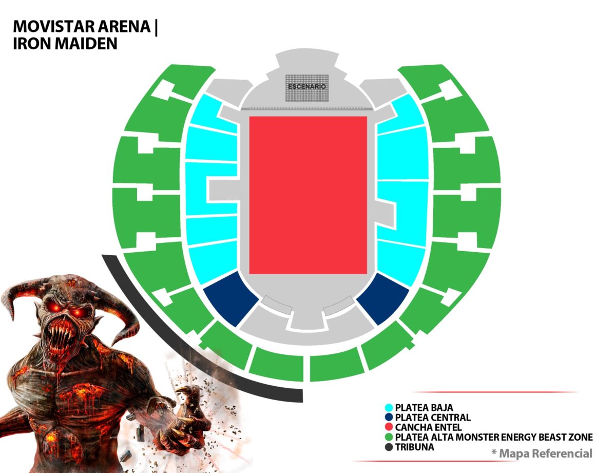 A siete meses de su visita: Iron Maiden agota el Estadio Nacional y agenda segundo show en Chile ...