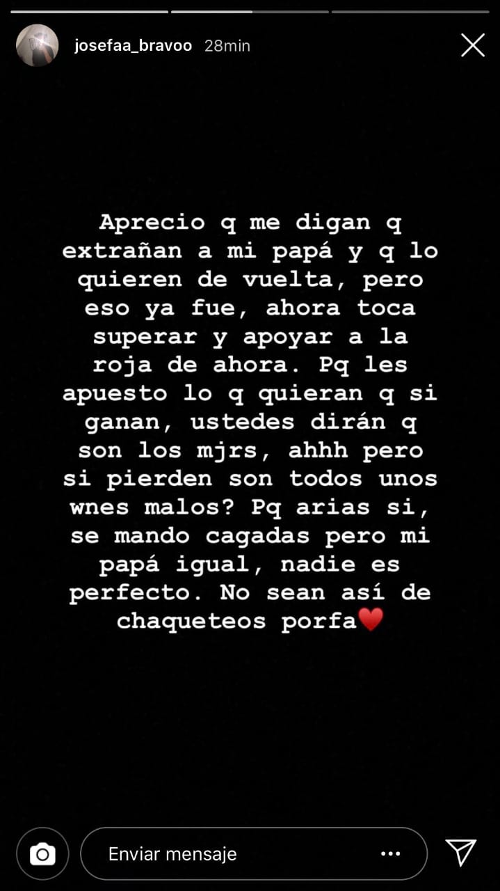 Arias Se Mandó Cagadas Pero Mi Papá Igual El Alentador Mensaje De