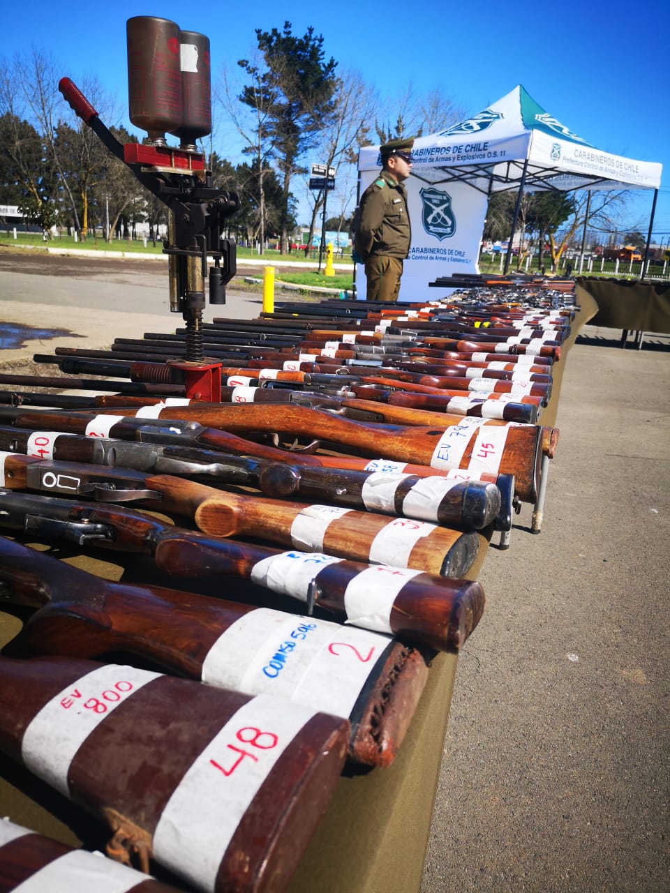Bío Bío registra el mayor número de armas de fuego sacadas de ...