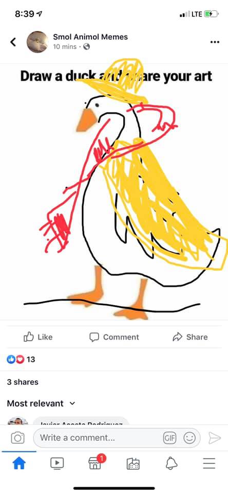 "Dibuja un pato", el desafío viral que tiene obsesionados a los ...