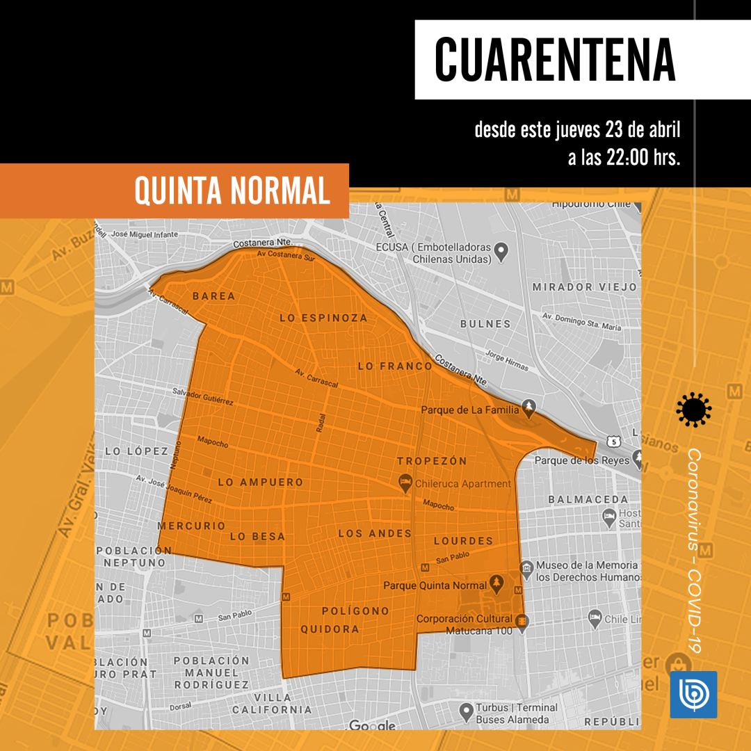 Quinta Normal, Pedro Aguirre Cerda y parte de Independencia entrarán en ...