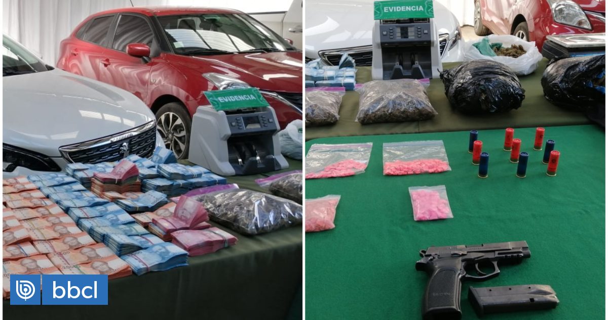 Decomisan droga, armas, municiones y $130 millones en efectivo tras operativo en Los Ángeles ...