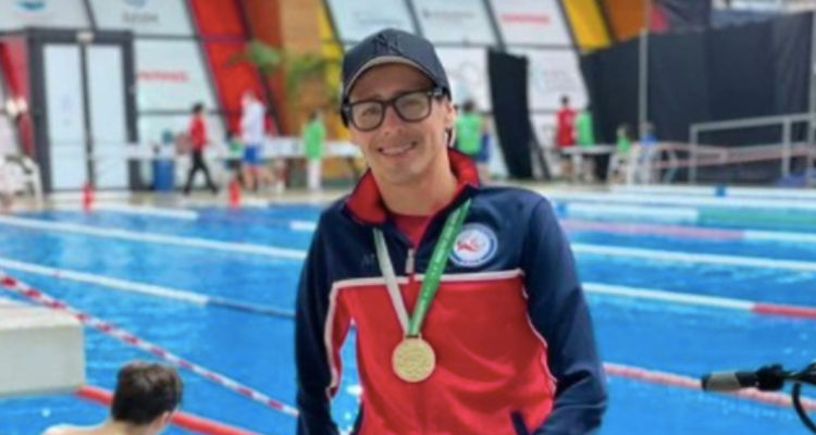 Alberto Abarza ganó medalla de oro en los Para Swimming World Series de ...