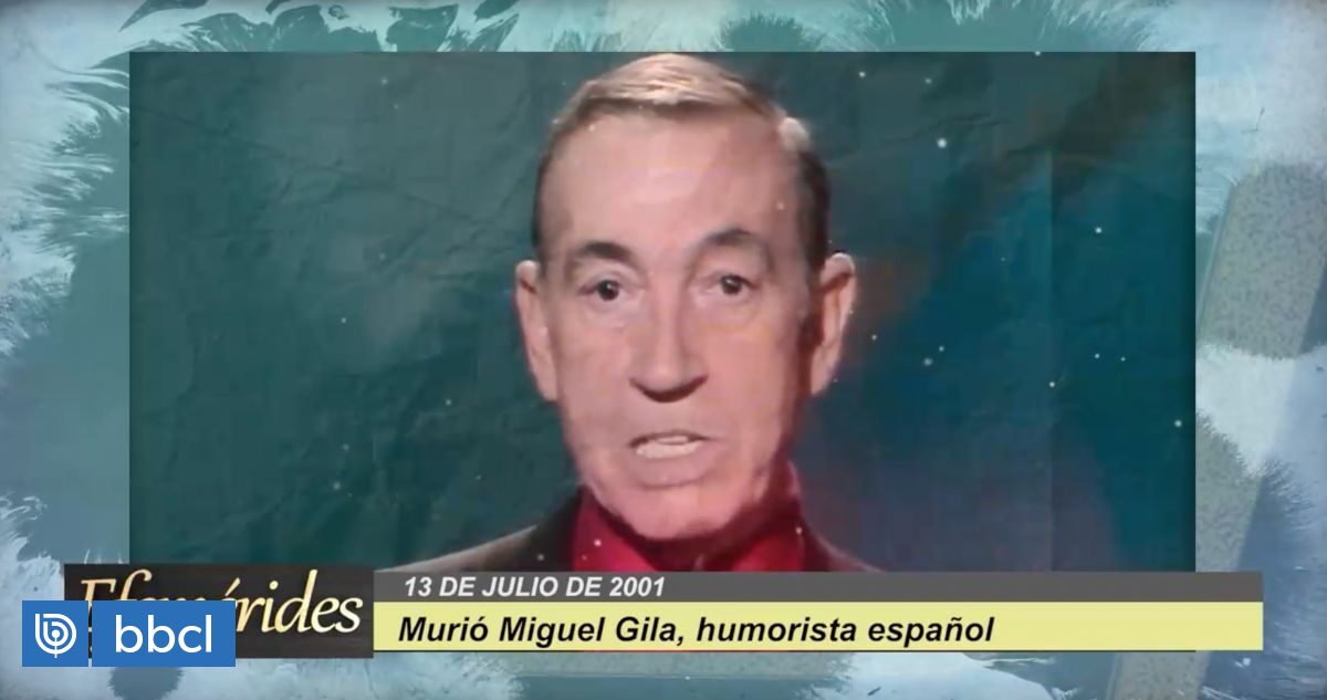 Efemérides: El 13 de julio 2001 murió Miguel Gila, humorista español ...