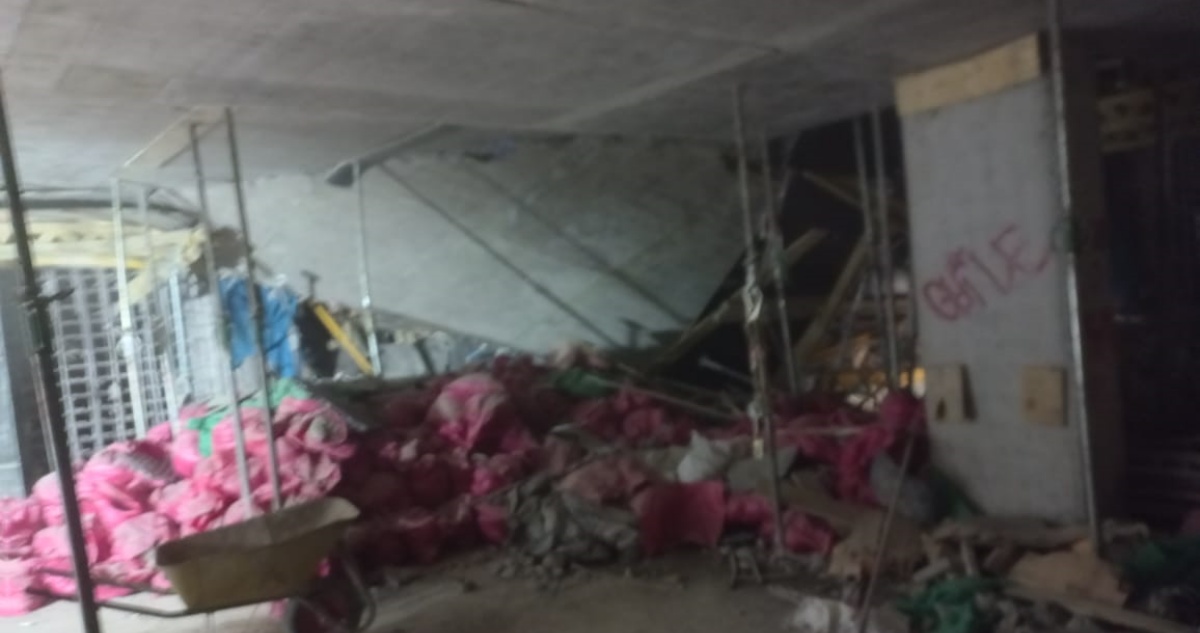 Sin lesionados termina procedimiento por derrumbe de losa en edificio en obras en Las Condes ...