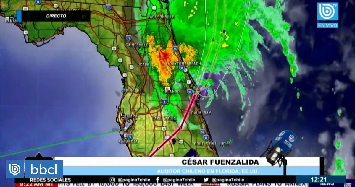 Chileno en Florida por huracán: "Hay sectores que no tienen luz, agua ...