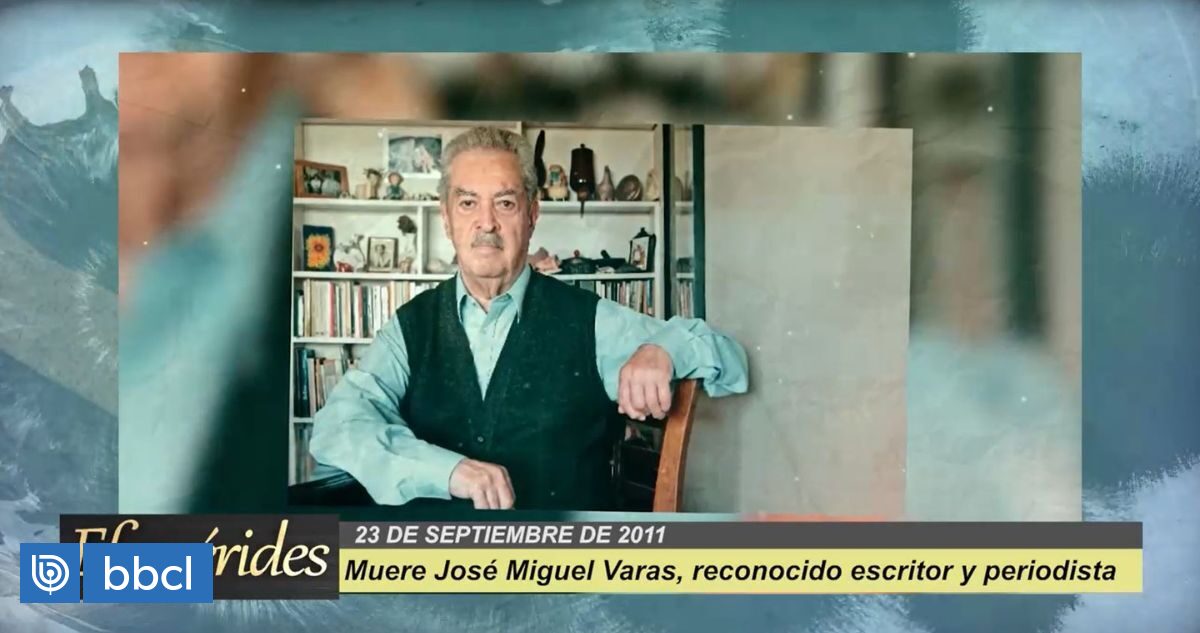 Efemérides: El 23 de septiembre de 2011 falleció el escritor y periodista chileno José Miguel ...