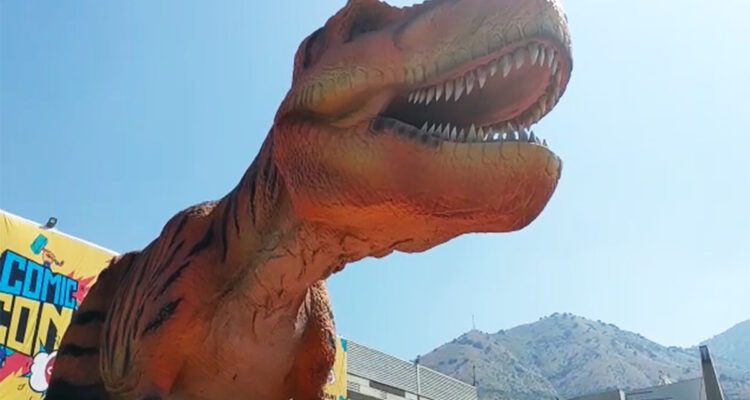 Dinosaurios animatronics de Jurassic Park se roban las miradas en la ...