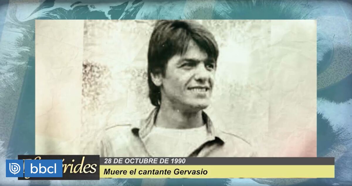 Efemérides: El 28 de octubre de 1990 fallece el cantante Gervasio ...