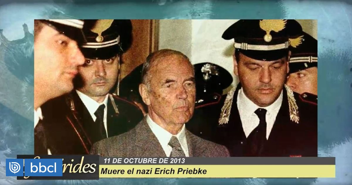Efemérides: El 11 de octubre del año 2013 murió el nazi Erich Priebke ...