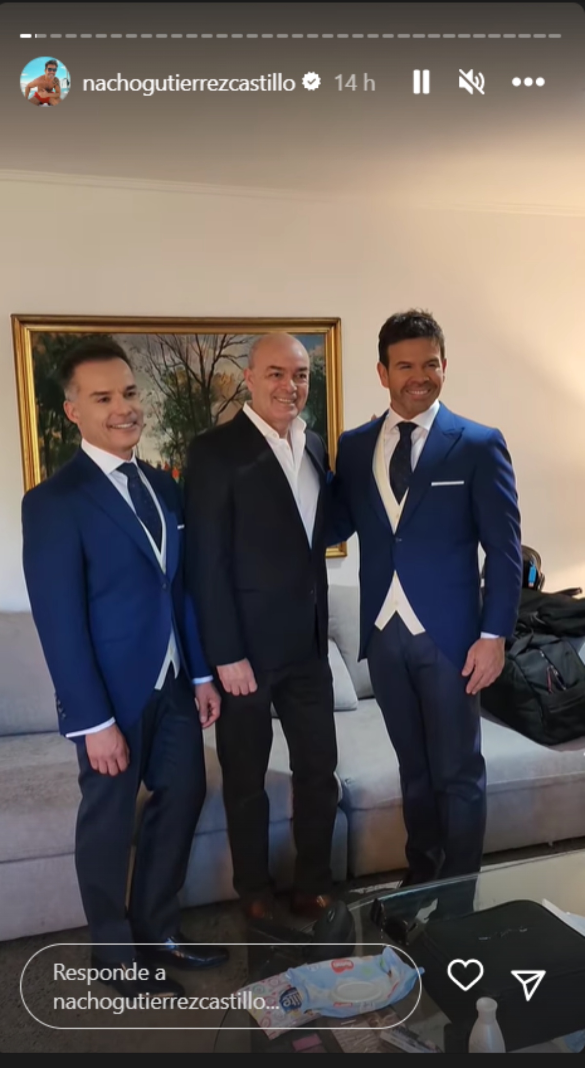 Nacho Gutiérrez celebró su matrimonio tras casi 10 años de relación ...