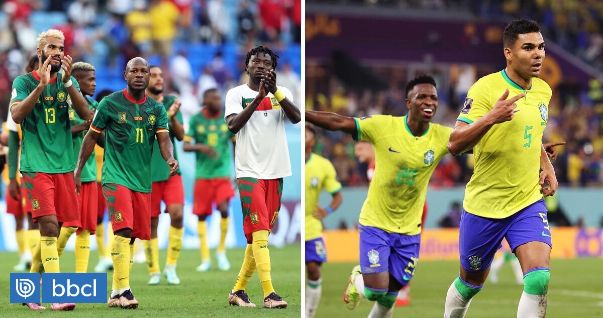 Camerún y Brasil miden fuerzas en el Grupo G de Qatar 2022