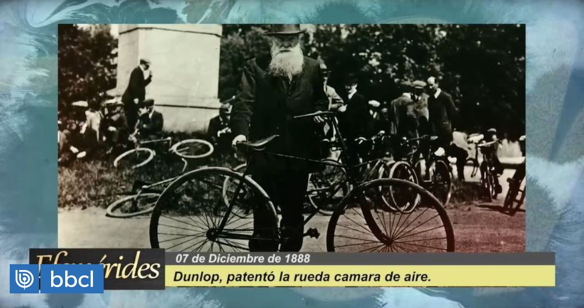 Efemérides: El 7 de diciembre de 1888 John Dunlop patentó la rueda de ...