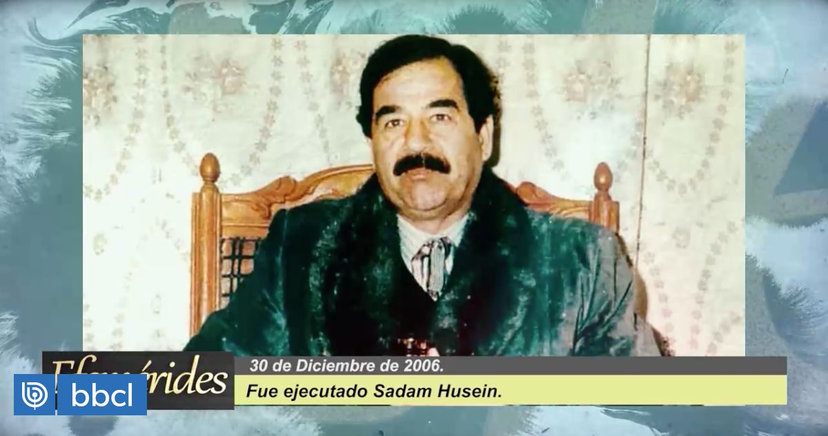 Efemérides: El 30 de diciembre de 2006 fue ejecutado el ex líder Sadam ...