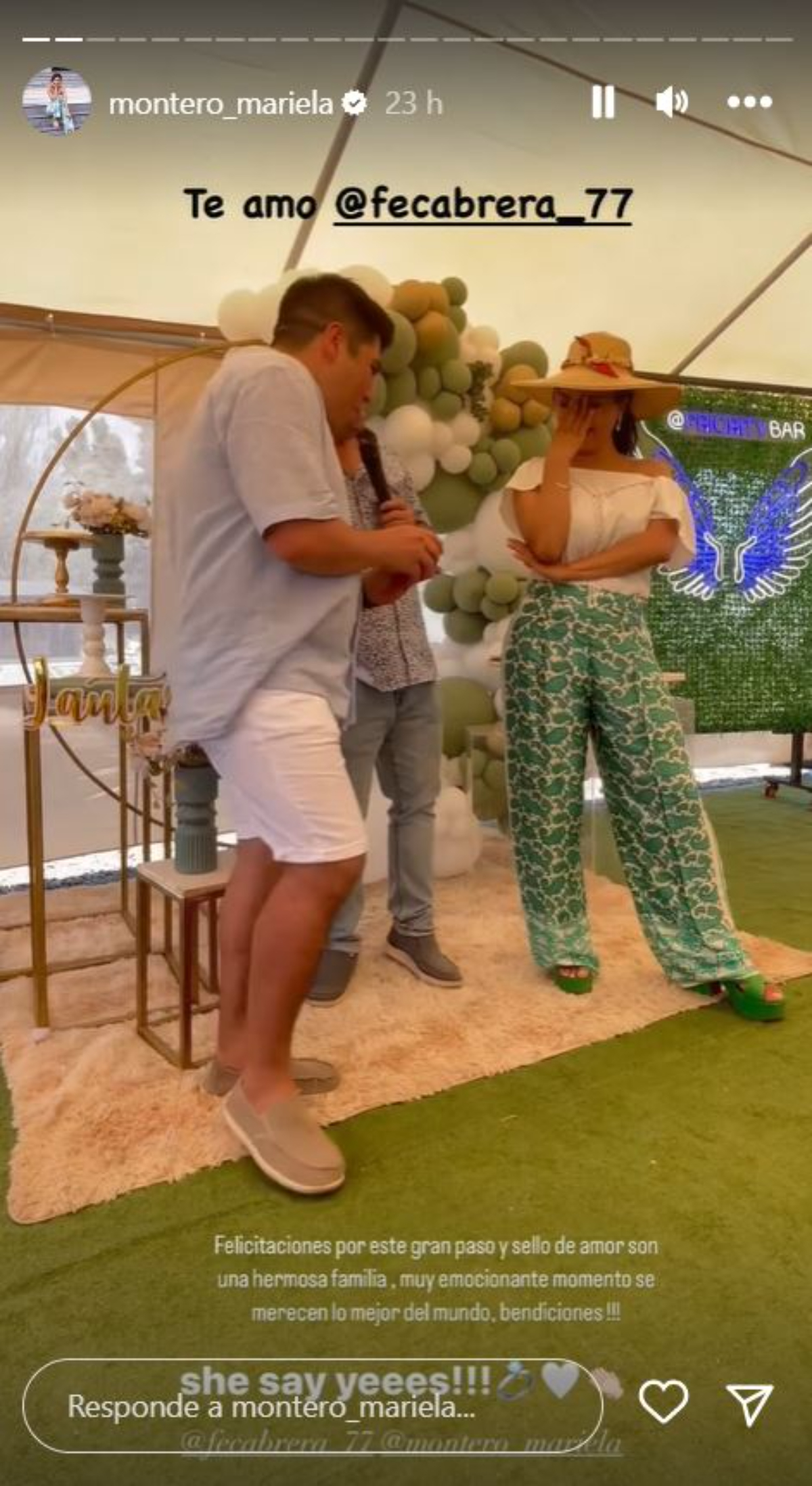 "Un día me di el 'sí, quiero'": Mariela Montero anuncia que se ...