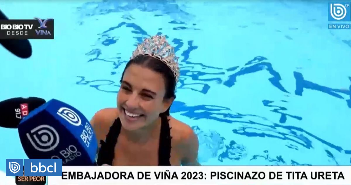 La tradición se mantuvo y Tita Ureta protagoniza el piscinazo del ...