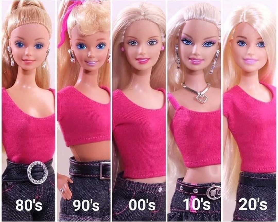 Barbie está de cumpleaños: Cómo ha cambiado su aspecto a 64 años de su ...