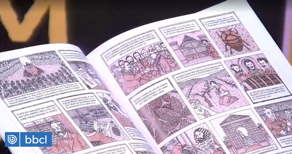 Chileno Presenta El Primer Cómic Pintado Con Vino No Se Habían