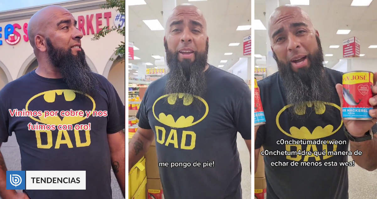 Tiktoker chileno en EE.UU encuentra jurel en supermercado y su reacción se viraliza: "Me pongo ...