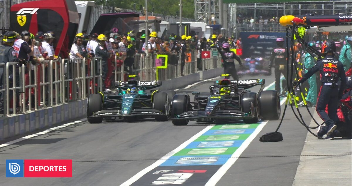 Fórmula 1: el incidente de Alonso y Hamilton en boxes de Canadá