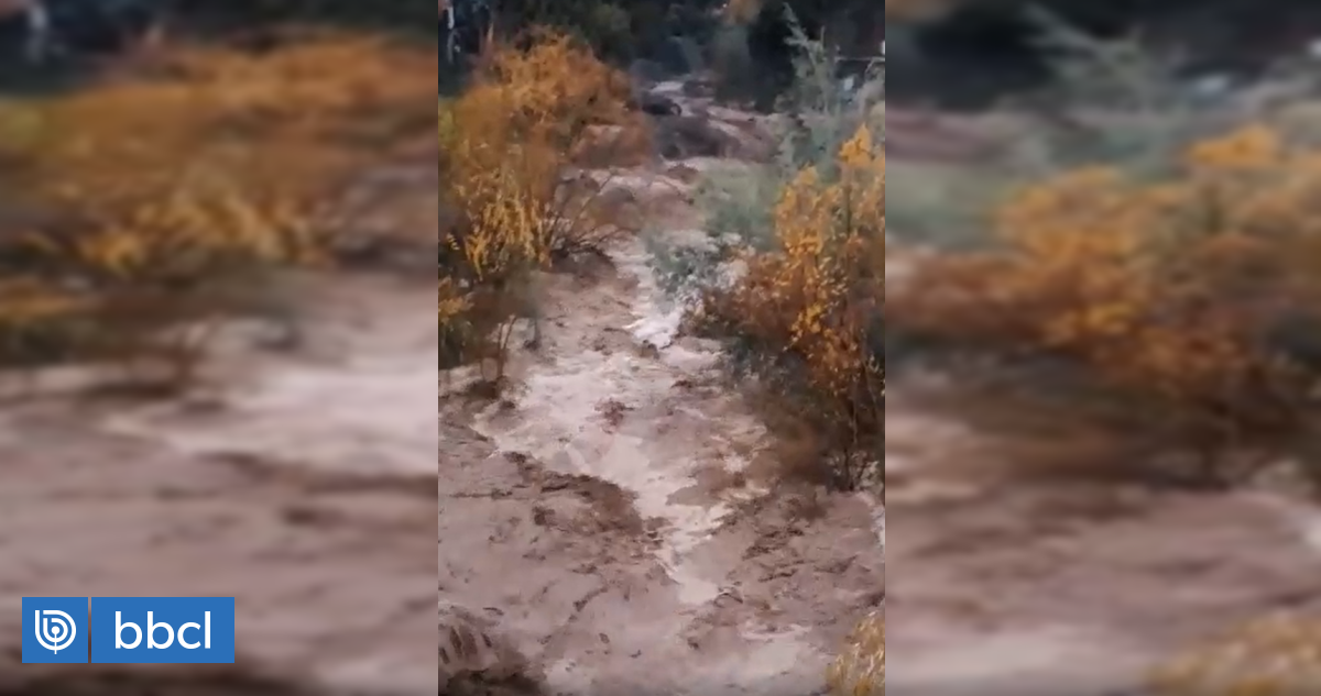 Videos registran aumento considerable del caudal del río Mapocho tras ...