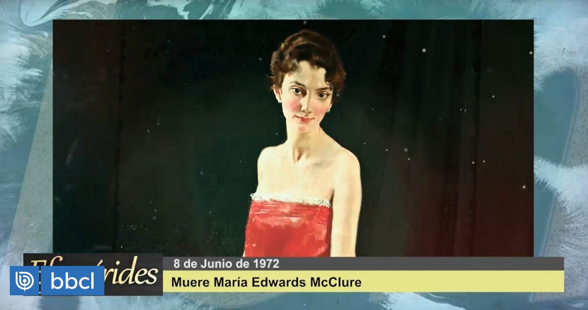 Efemérides: El 8 de junio de 1972 fallece María Edwards McClure ...