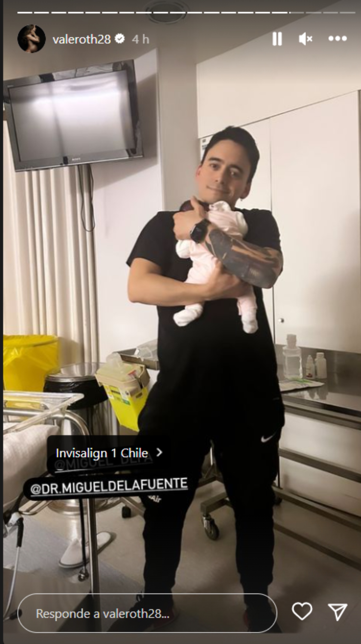 Vale Roth comparte las primeras imágenes de su hija Antonia: "Estoy ...