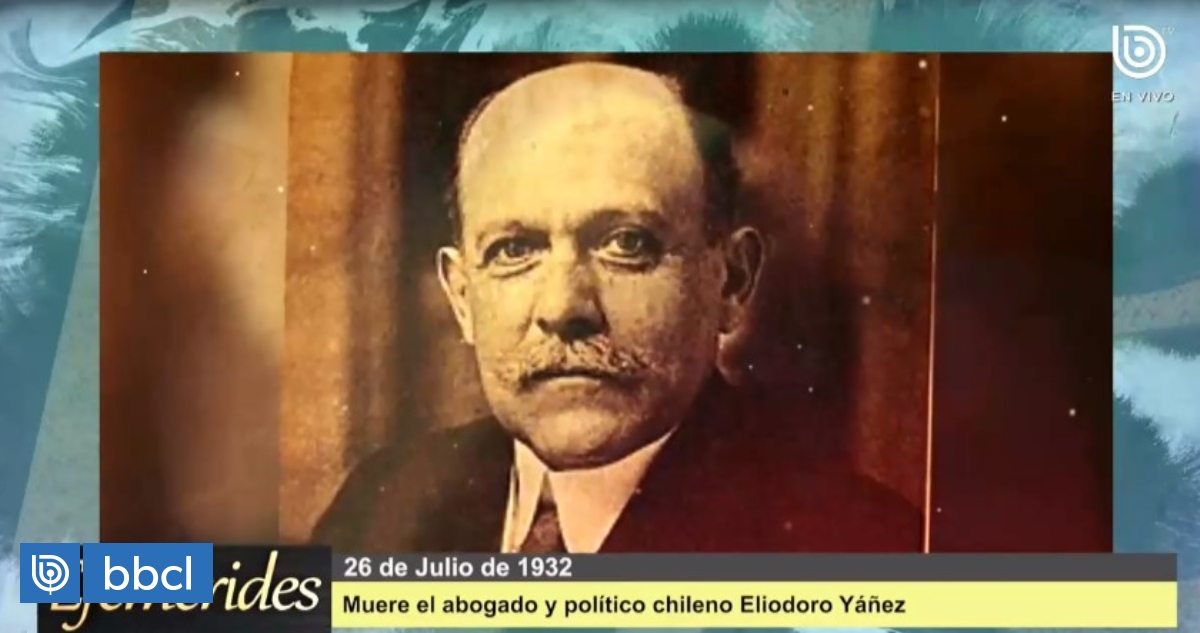 Efemérides: El 26 de julio de 1932 muere Eliodoro Yáñez, abogado y ...