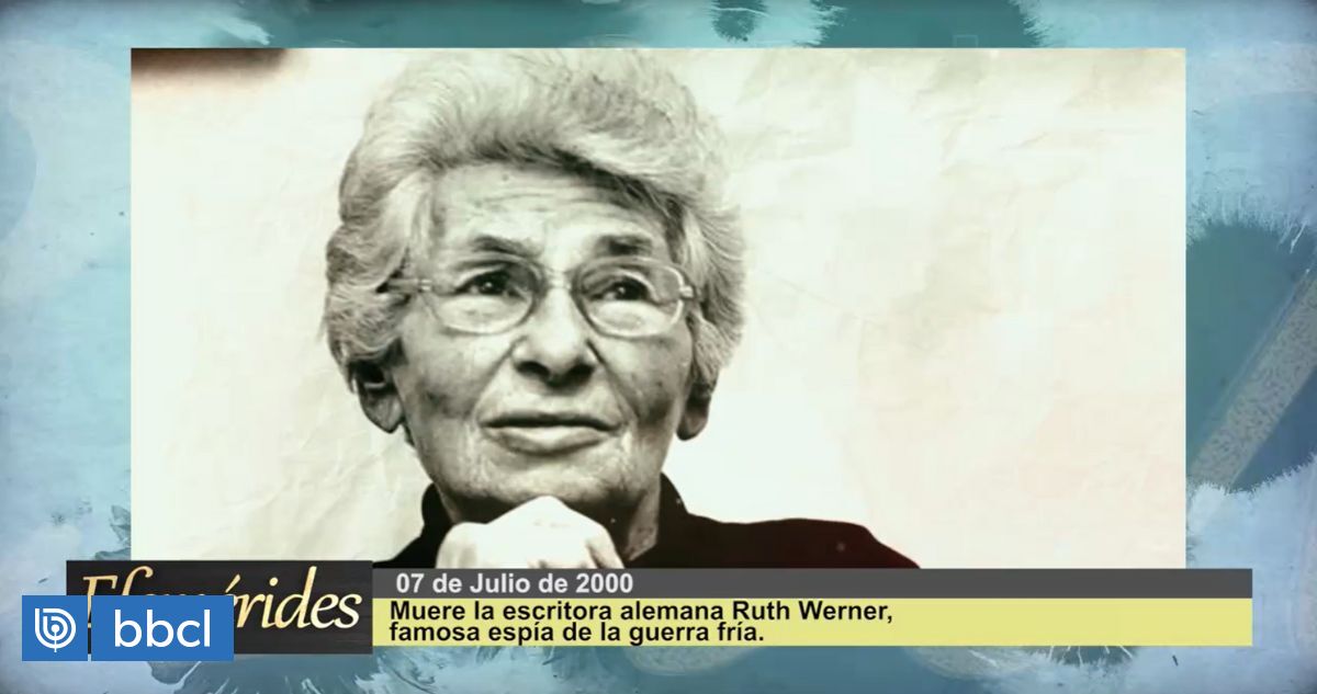 Efemérides: El 7 de julio de 2000 muere la escritora alemana y espía de la Guerra Fría, Ruth ...