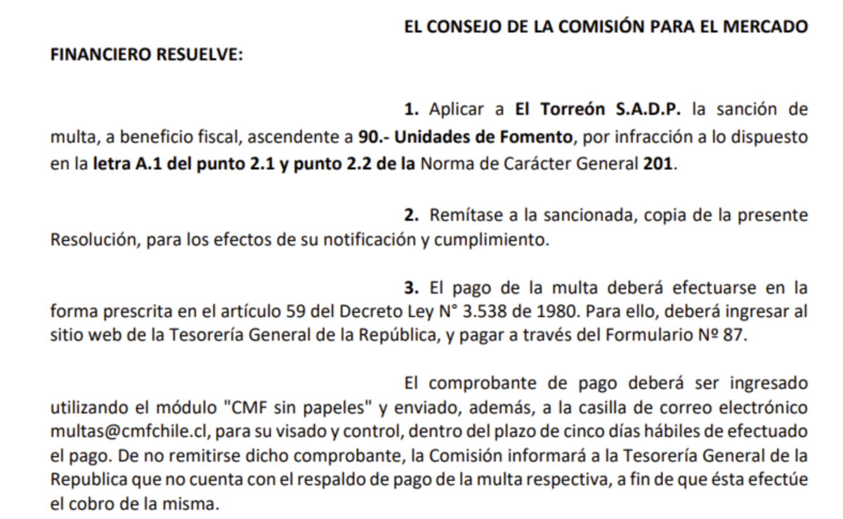 El ’Torreón’ la pasa mal: Dep. Valdivia recibe fuerte multa de la CMF y ...