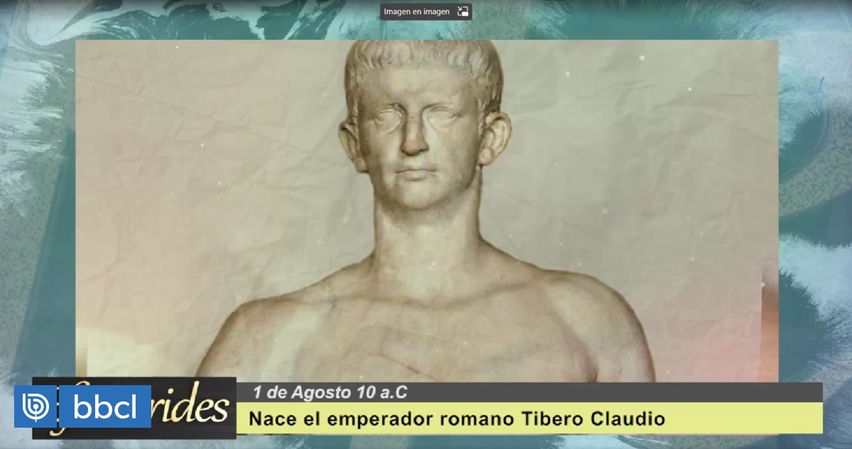 Efemérides: El 1 de agosto del 10 a. C. nació el emperador romano ...