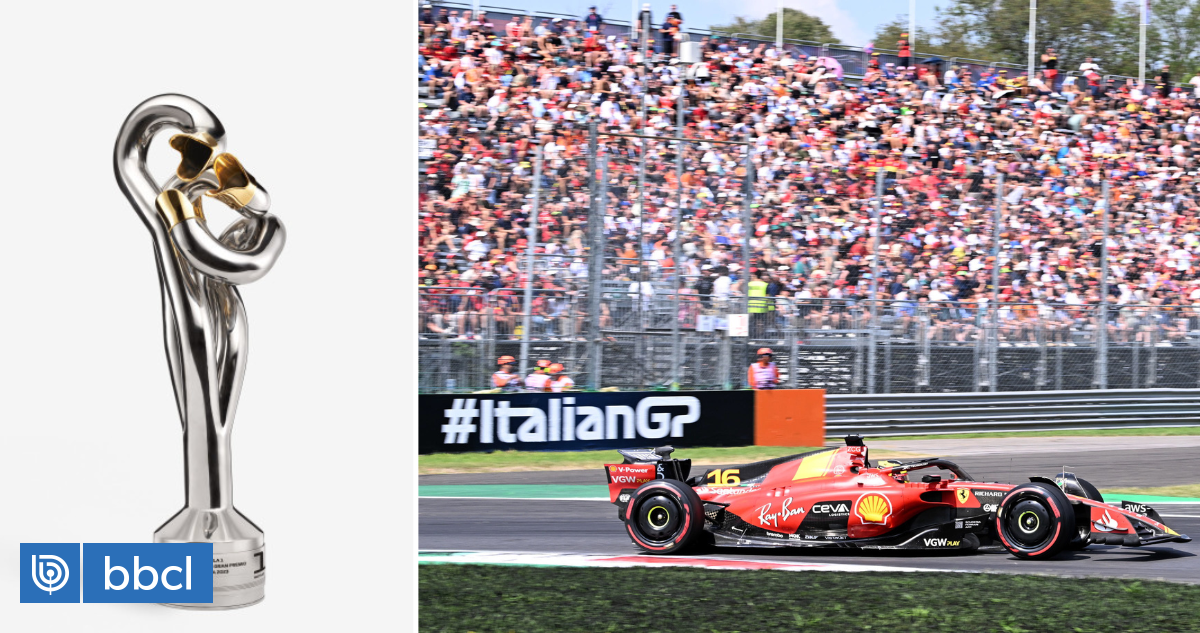 El novedoso trofeo que se entregará al campeón del GP de Italia