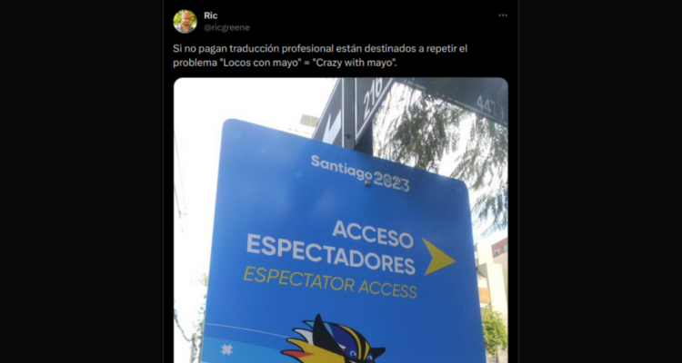 "Espectator access": nueva polémica en torno a Santiago 2023, ahora por ...