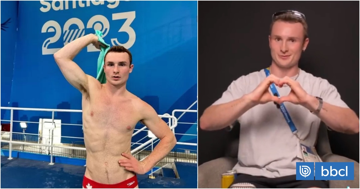 La despedida del clavadista canadiense que se viralizó por sus bailes