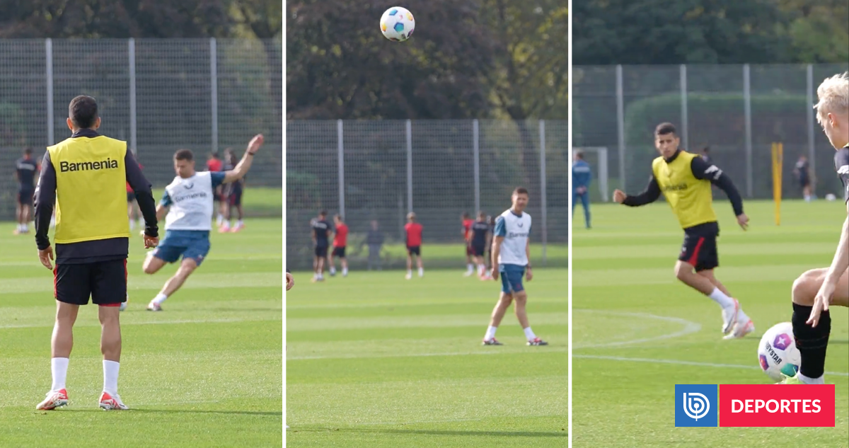 El hipnótico pase de Xabi Alonso en entrenamiento con el Leverkusen