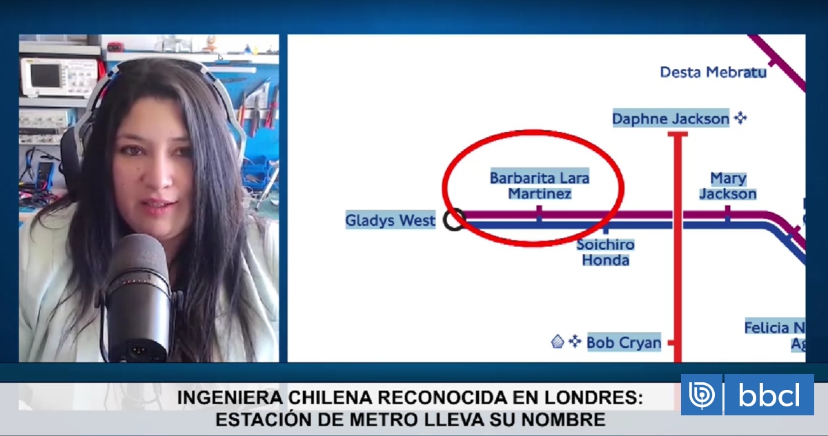Chilena fue reconocida como icono de la ingeniería en Metro de Londres