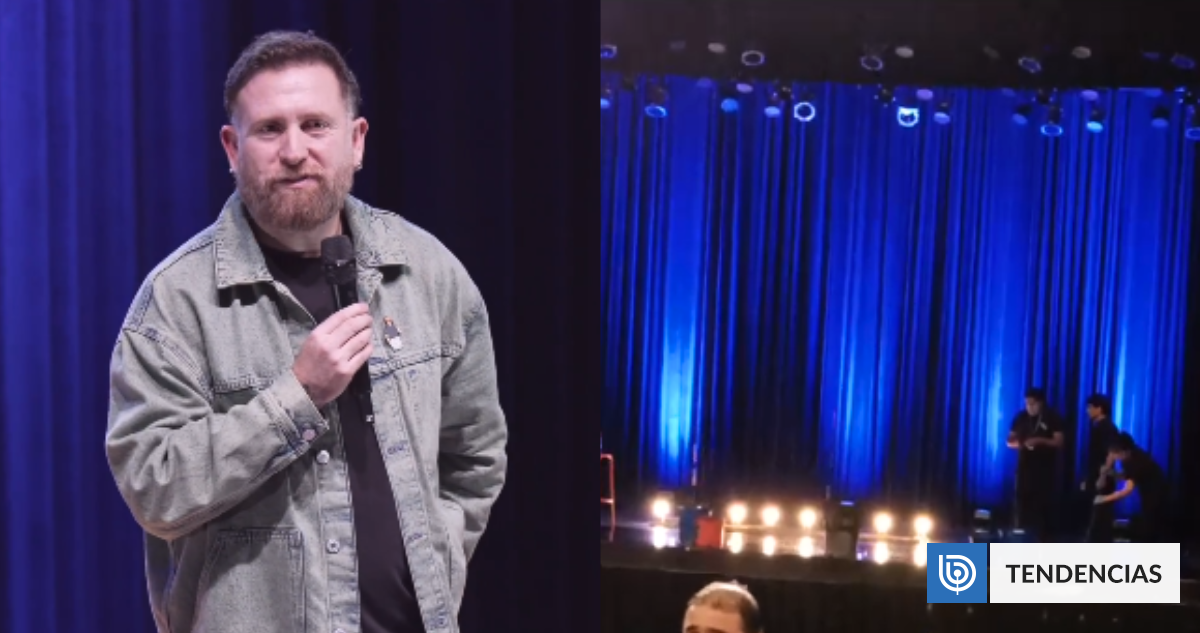 Show del comediante Juan Pablo López en Concepción sufre imprevisto producto de intensas lluvias ...