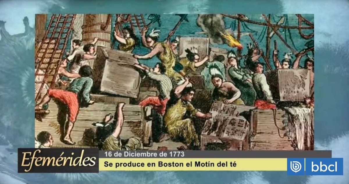 Efemérides: El 16 de diciembre de 1773 se produce en Bostón el Motín ...