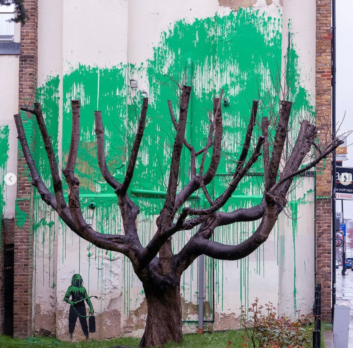 Banksy se adjudica "mural en 3D" en barrio residencial de Londres ...