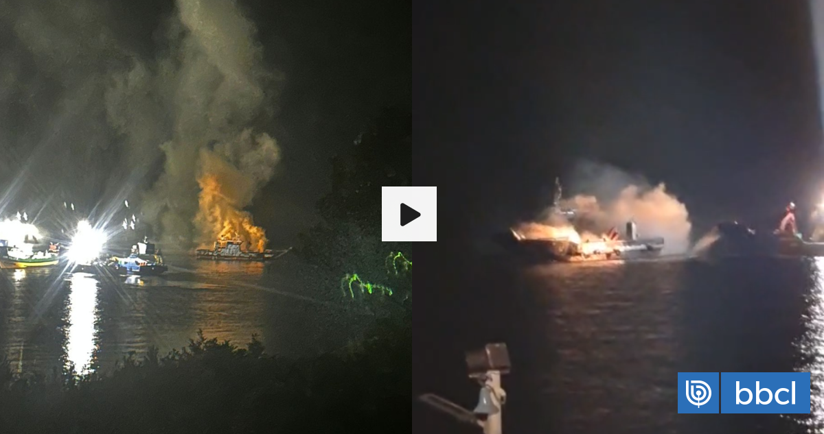 Explosión en barcaza deja a un tripulante herido de gravedad en Melinka ...