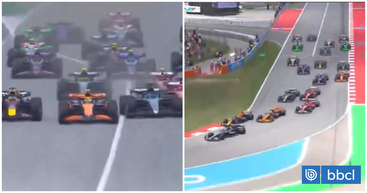 Sencillamente notable: la largada de George Russell que sacó aplausos ...