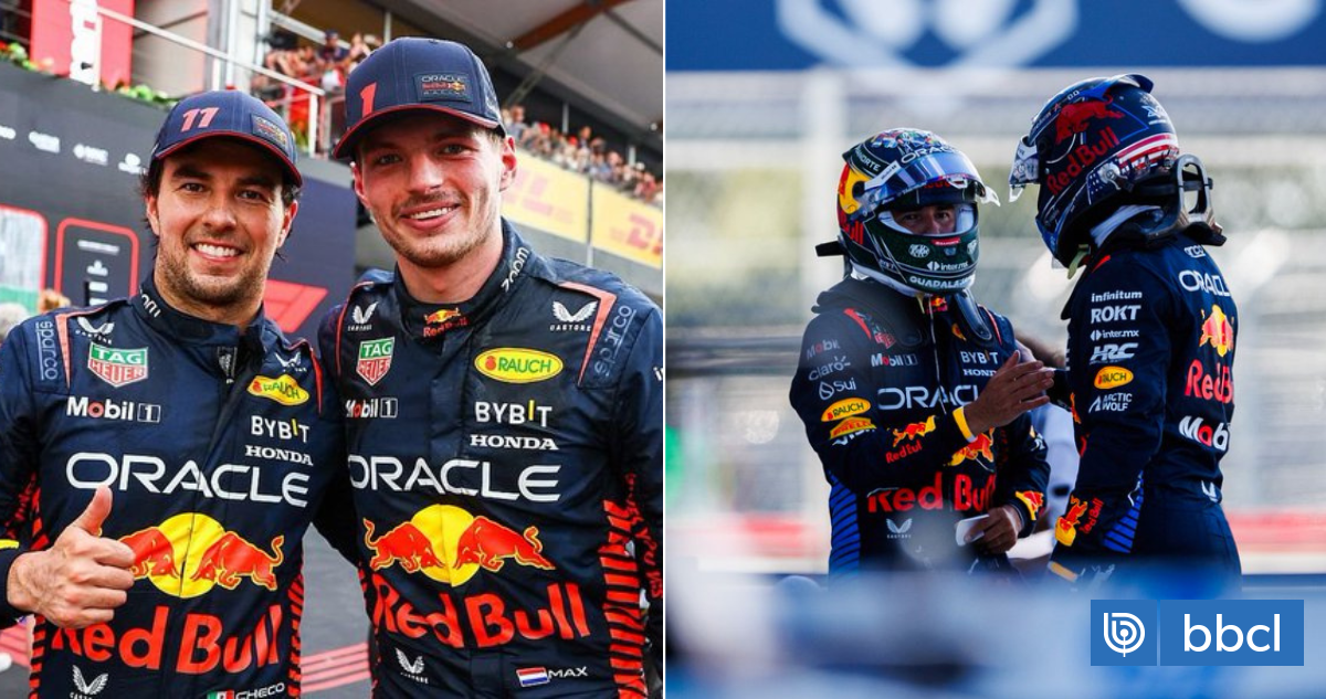 Verstappen celebra la renovación de Checo con Red Bull en F1