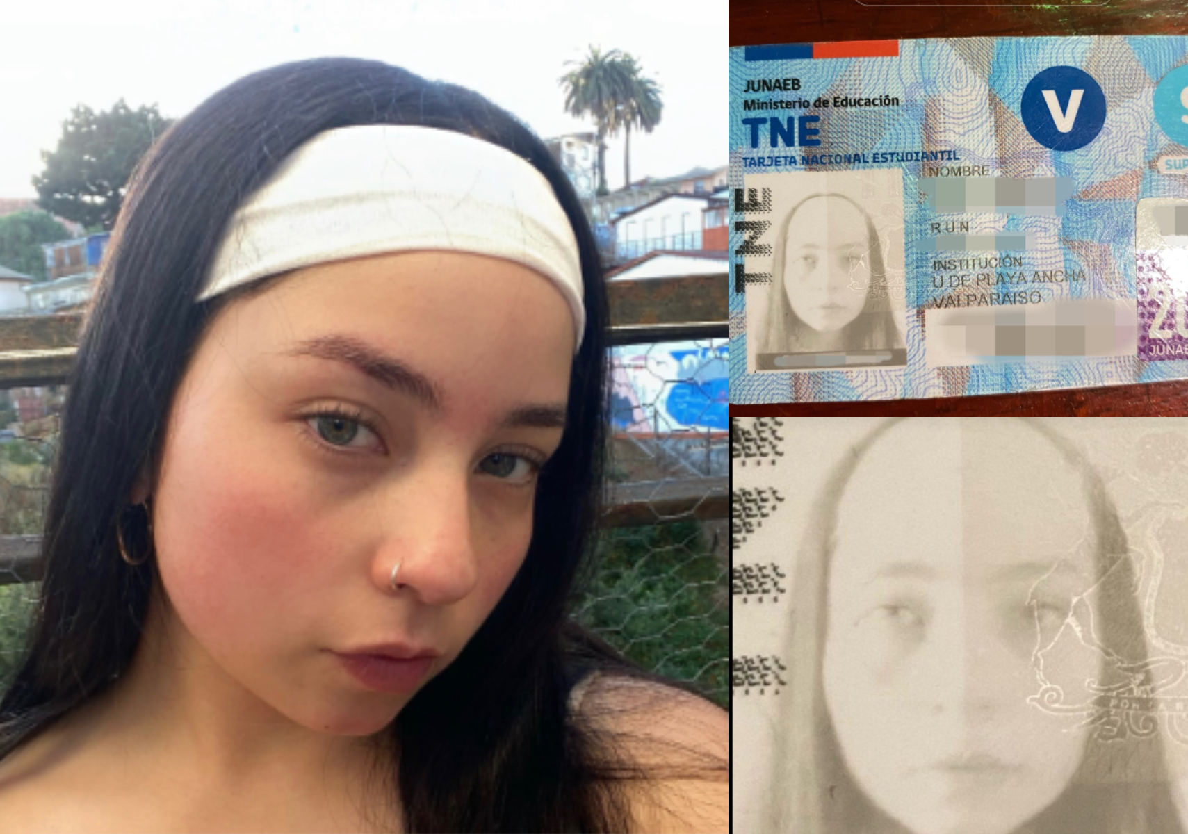 Nunca te saques la foto de la TNE con cintillo blanco: universitaria ...