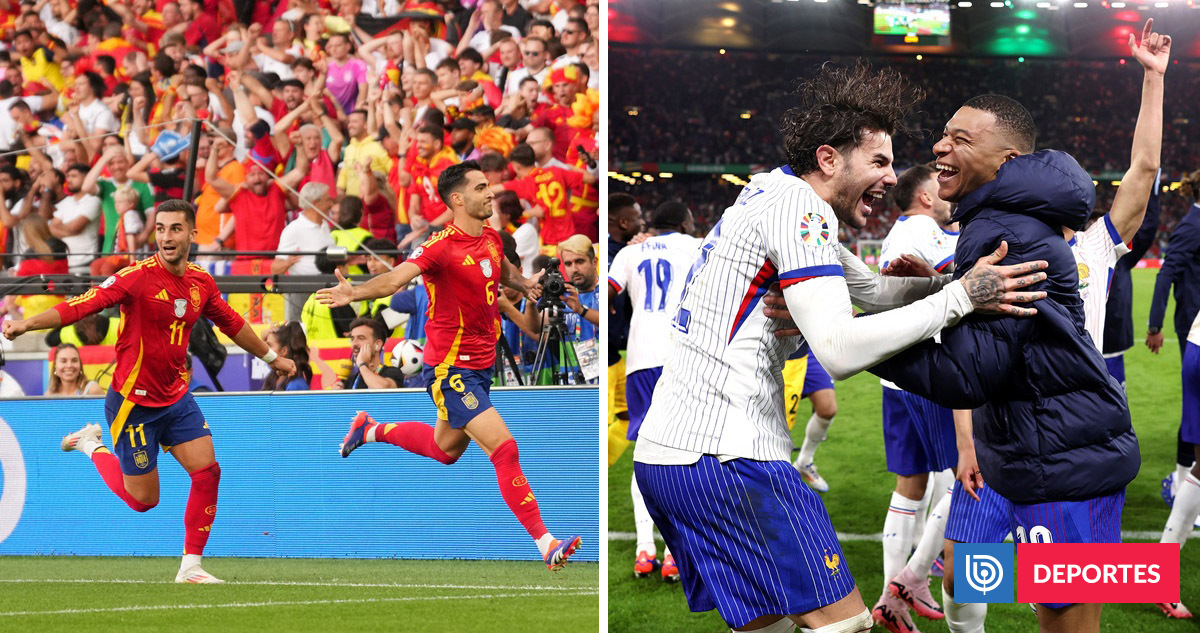 España y Francia se enfrentan por semifinales de la Eurocopa 2024.