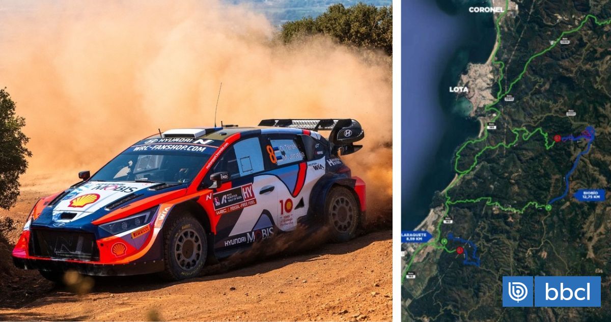 WRC Chile 2024: programación, fechas y mapa interactivo del recorrido ...