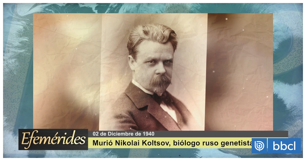 Efemérides: El 02 de diciembre de 1940 murió Nikolai Koltsov, biólogo ...