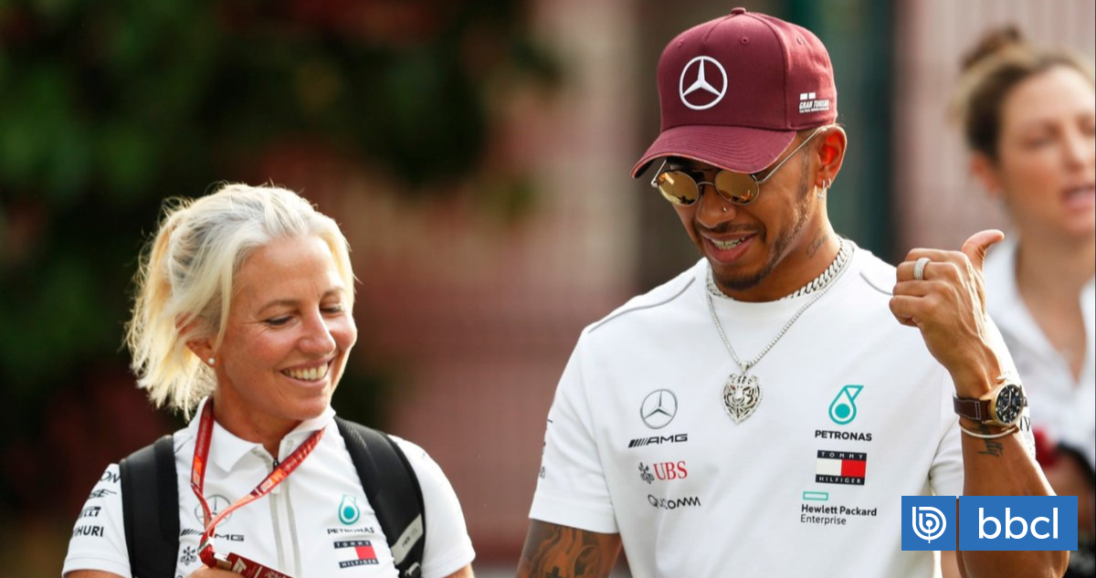 Hamilton llega con todo a Ferrari acompañado de histórica asistente
