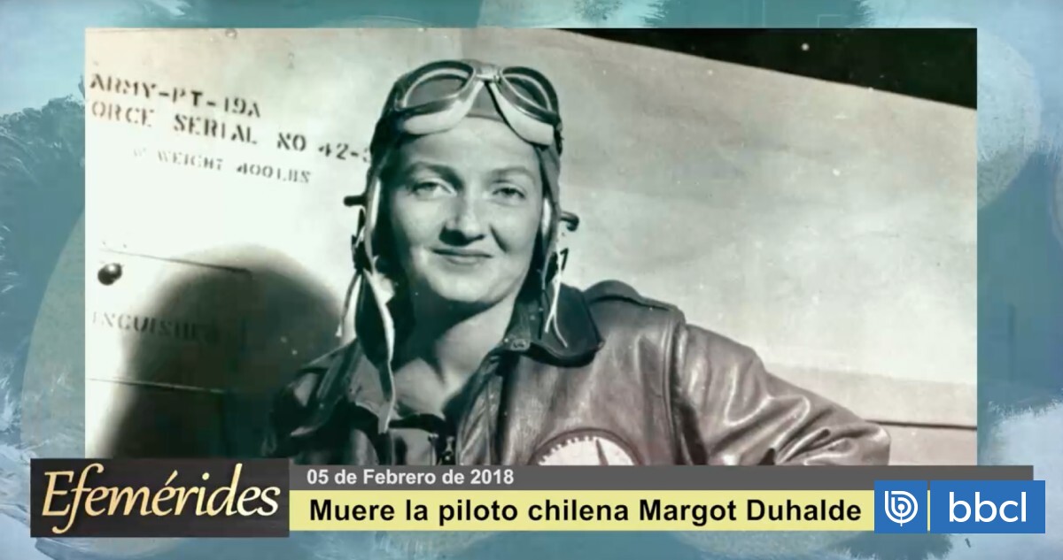 Efemérides: El 05 de febrero de 2018 murió la piloto chilena Margot ...