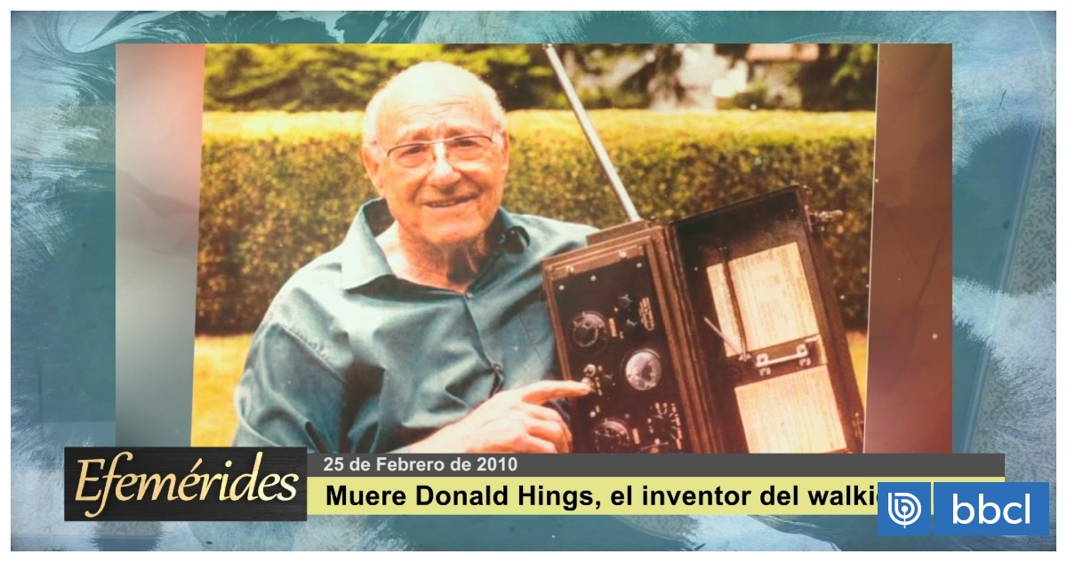 Efemérides: El 25 de febrero de 2010 muere Donald Hings, inventor del ...